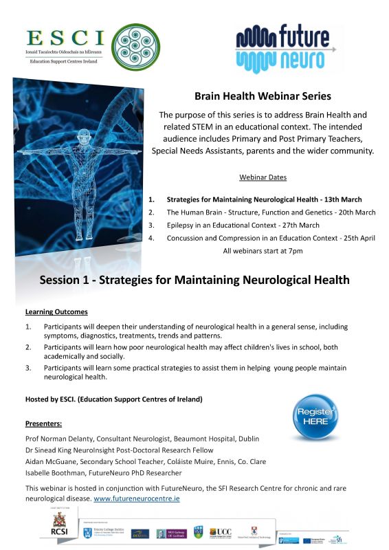 ESCI and Future Neuro Brain Health Webinar Series Webinar #1 ... ESCI and Future Neuro Brain Health Webinar Series Webinar #1 ...